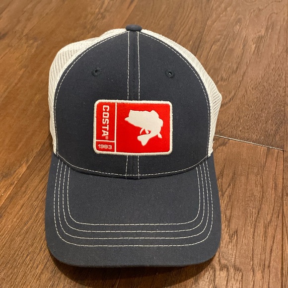 Costa | Accessories | Costa Navy And White Adjustable Ball Capbaseball ...